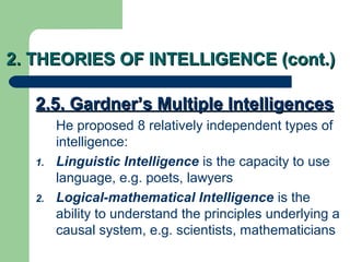 Intelligence revised | PPT