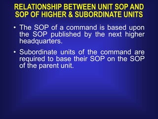 INTELLIGENCE Special operations procedures | PPT