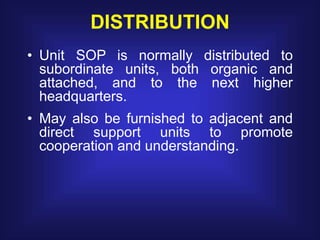 INTELLIGENCE Special operations procedures | PPT