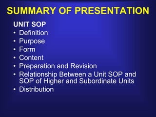 INTELLIGENCE Special operations procedures | PPT