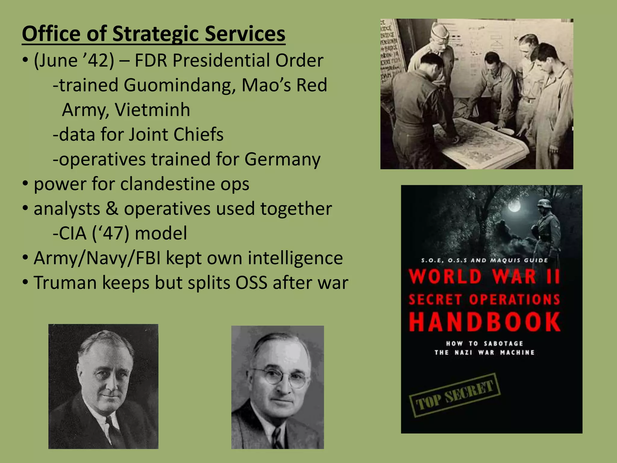Intelligence, spies & espionage | PPT