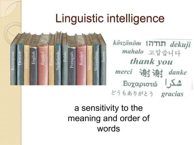 Intelligence structure (types) | PPTX