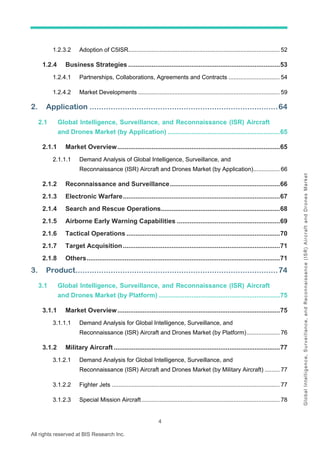 Intelligence Surveillance and Reconnaissance (ISR) Aircraft and Drones ...