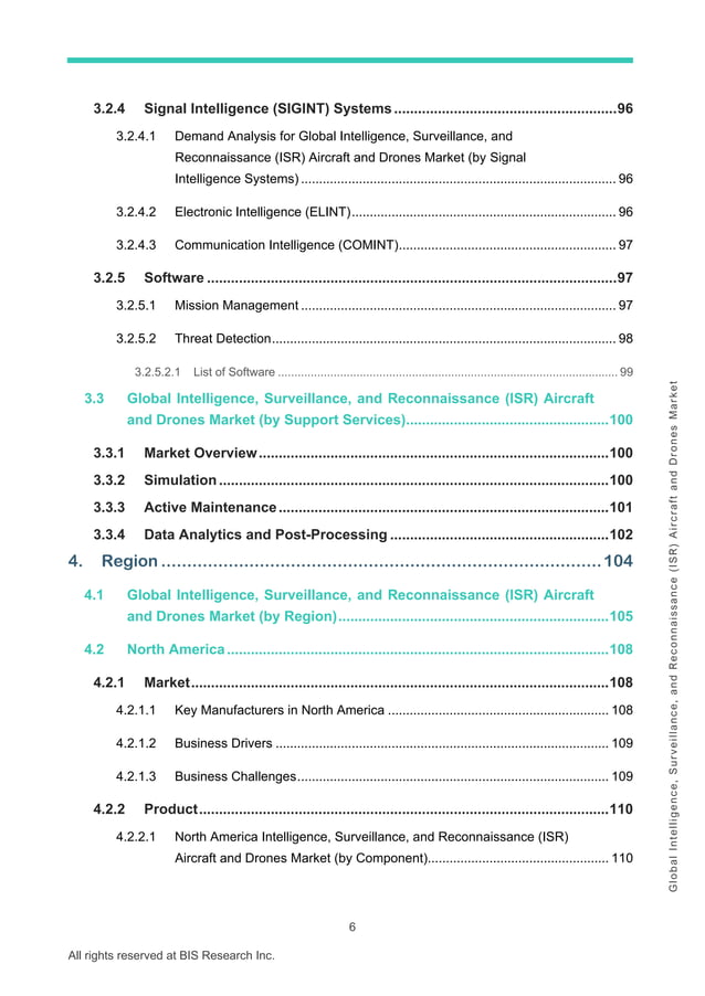 Intelligence Surveillance and Reconnaissance (ISR) Aircraft and Drones ...