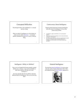 Intelligence test | PDF