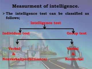 Intelligence test | PPT