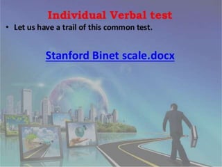 Intelligence test | PPT