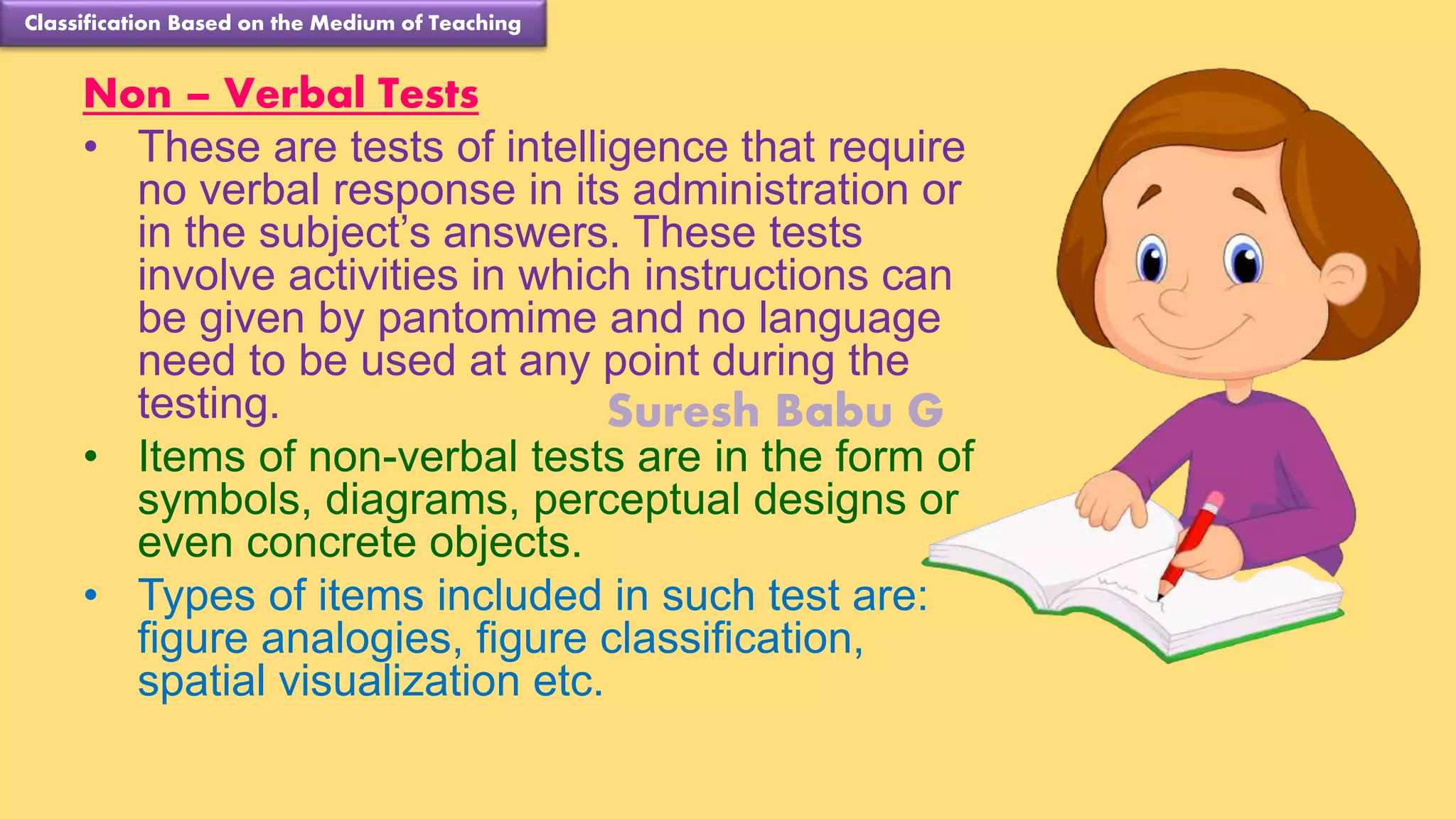 Intelligence Test - Categories of Intelligence tests – uses and ...