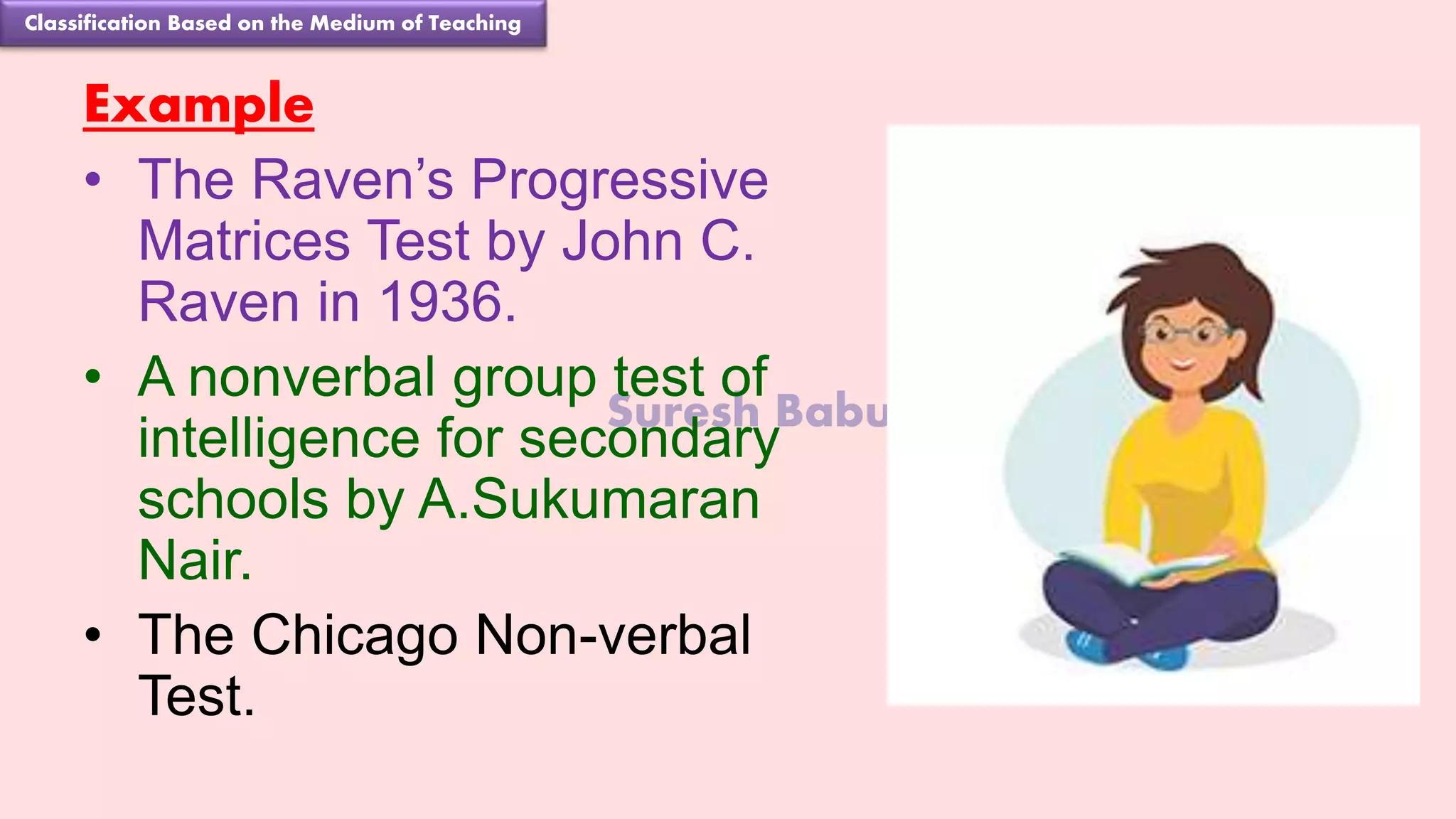 Intelligence Test - Categories of Intelligence tests – uses and ...