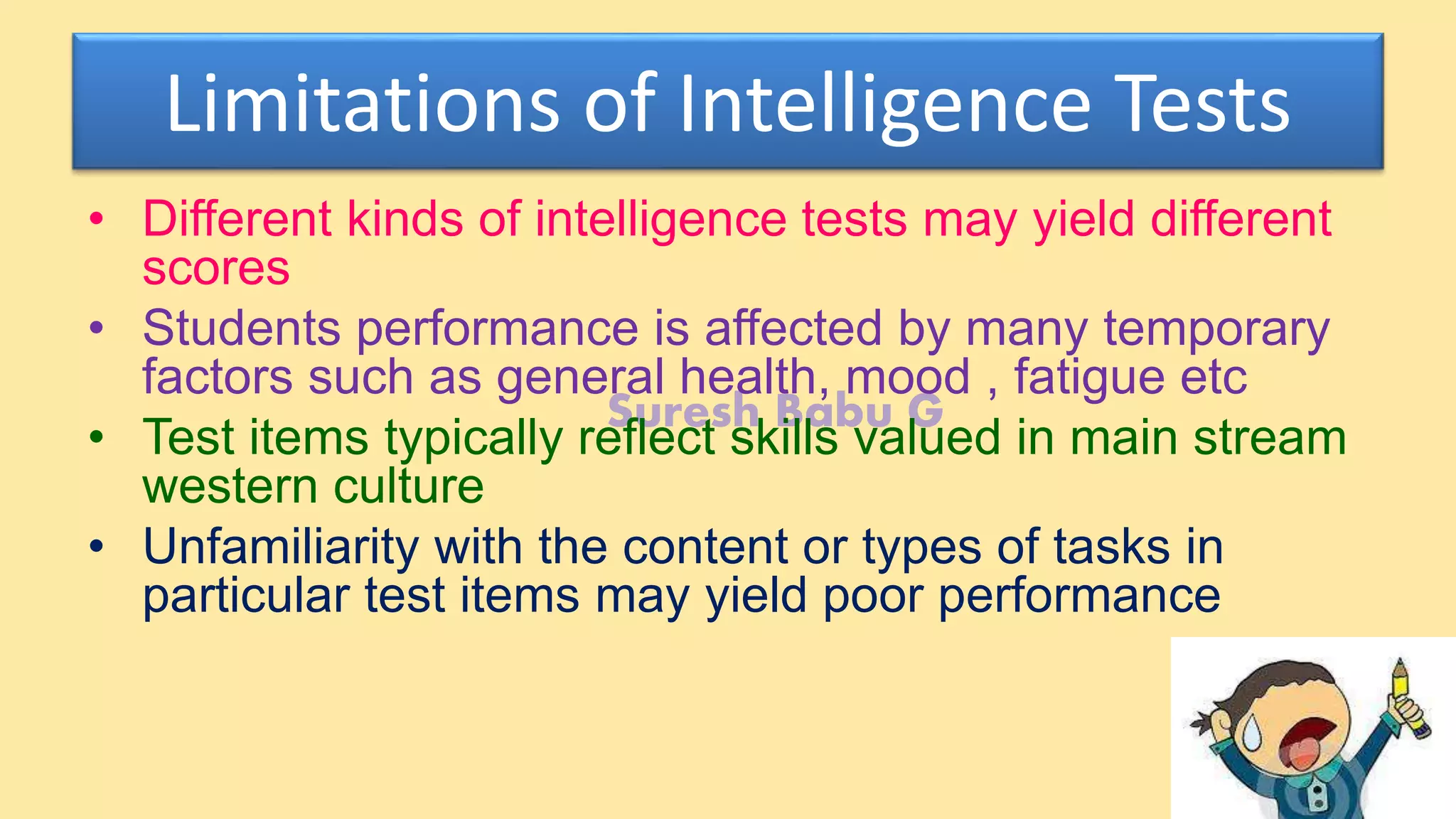 Intelligence Test - Categories of Intelligence tests – uses and ...