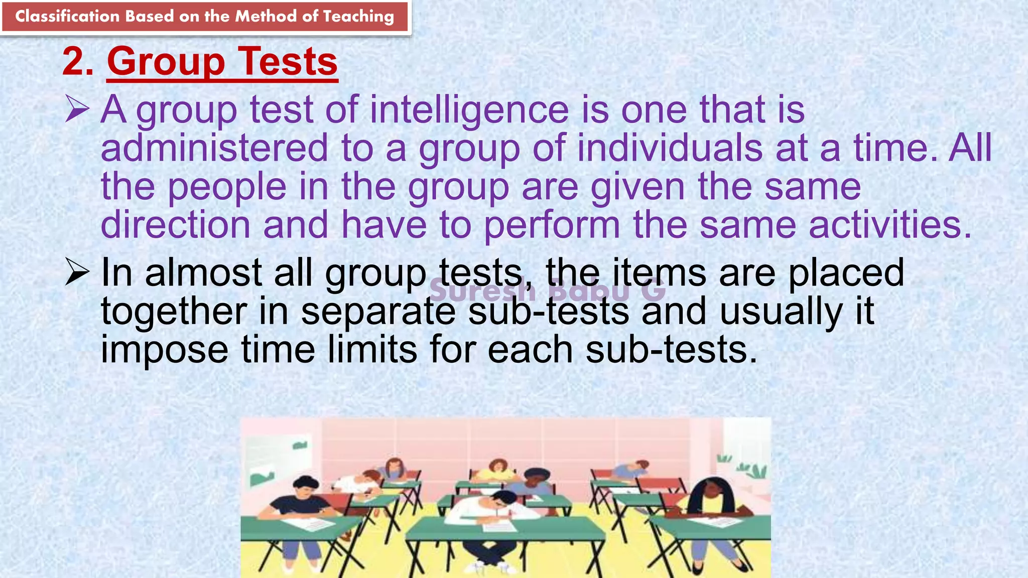 Intelligence Test - Categories of Intelligence tests – uses and ...