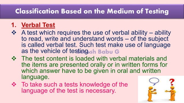 Intelligence Test - Categories of Intelligence tests – uses and ...