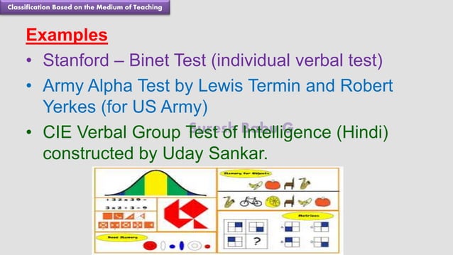Intelligence Test - Categories of Intelligence tests – uses and ...