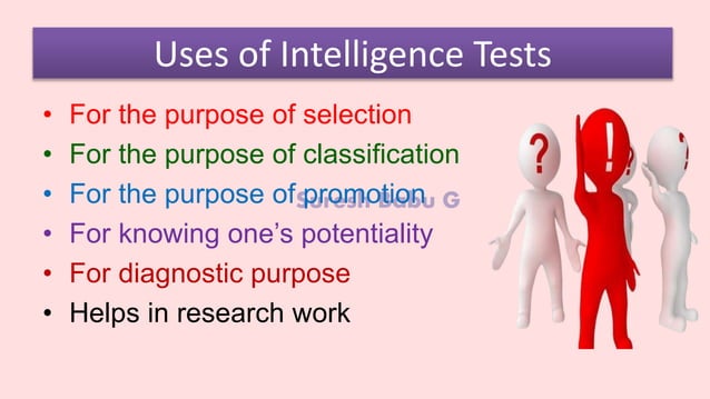 Intelligence Test - Categories of Intelligence tests – uses and ...