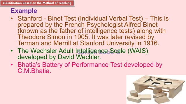 Intelligence Test - Categories of Intelligence tests – uses and ...