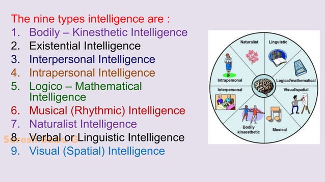 Intelligence Theories - Two factor theory (Spearman), Primary Mental ...