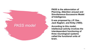 Intelligence theories - Information processing approach | PPTX