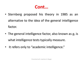 Intelligence Theory by R. Sternberg.pdff