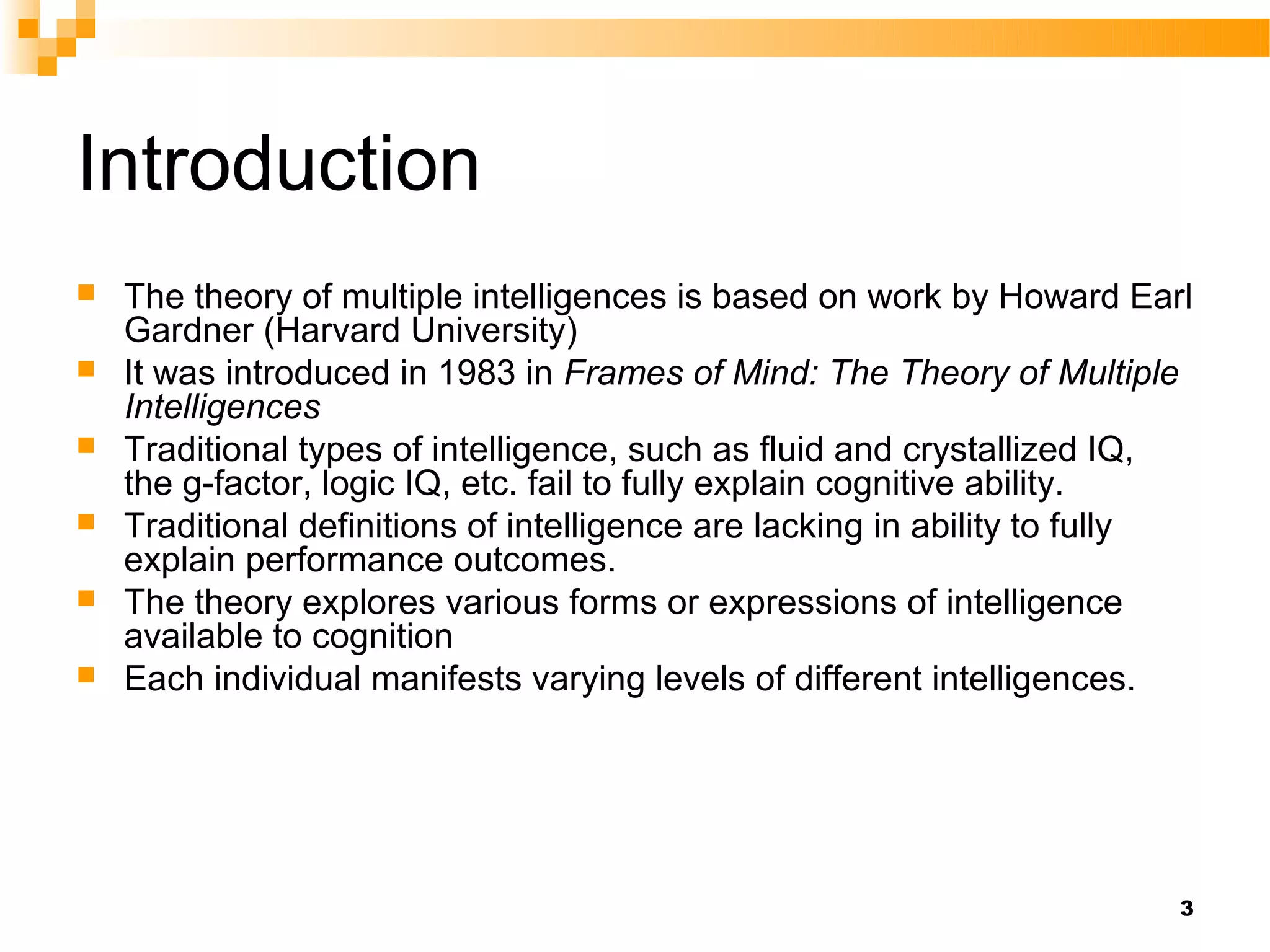 Intelligence Types Test | PPT