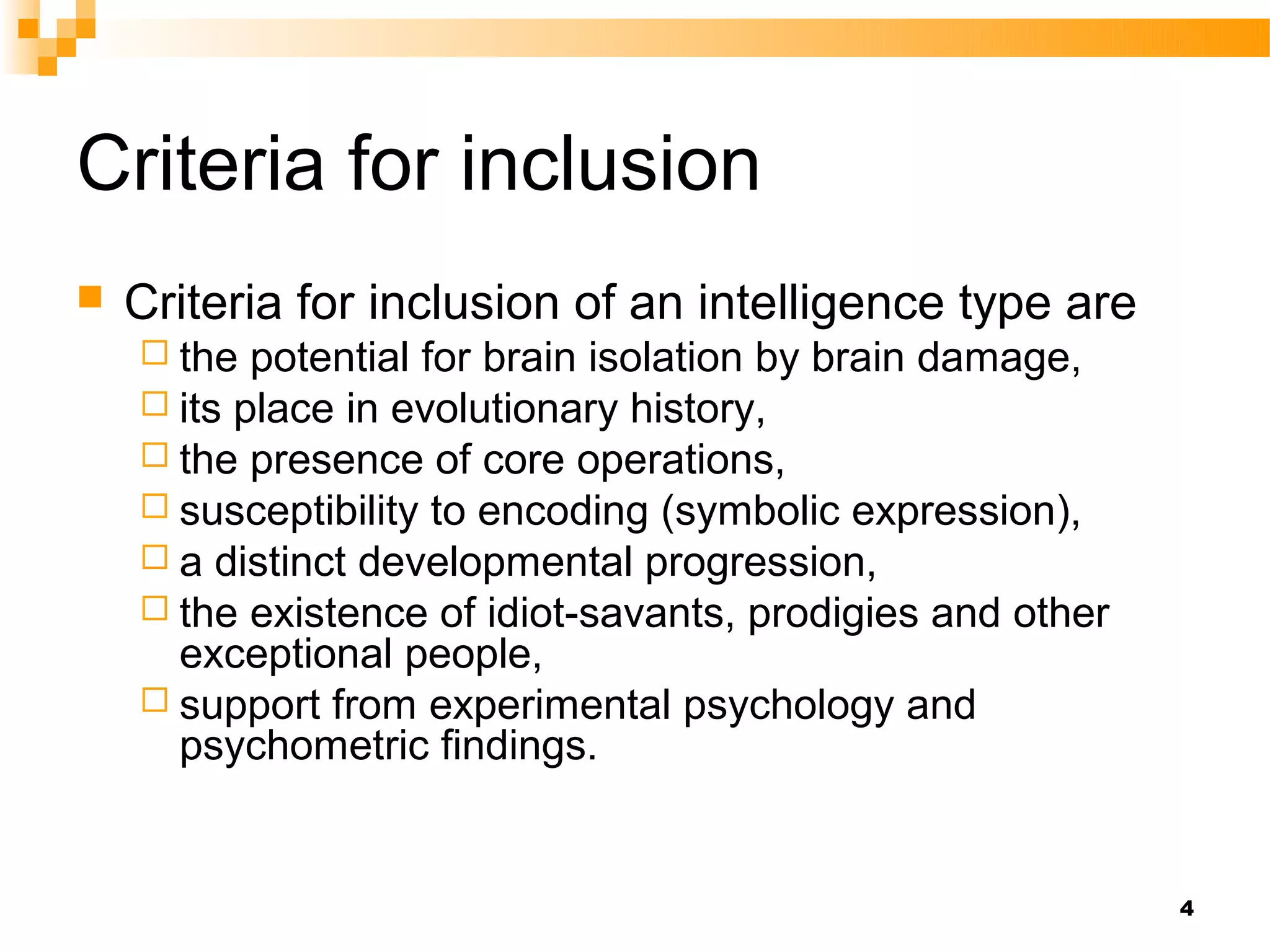 Intelligence Types Test | PPT