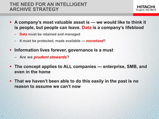 Archive First: An Intelligent Data Archival Strategy, Part 1 of 3 | PDF