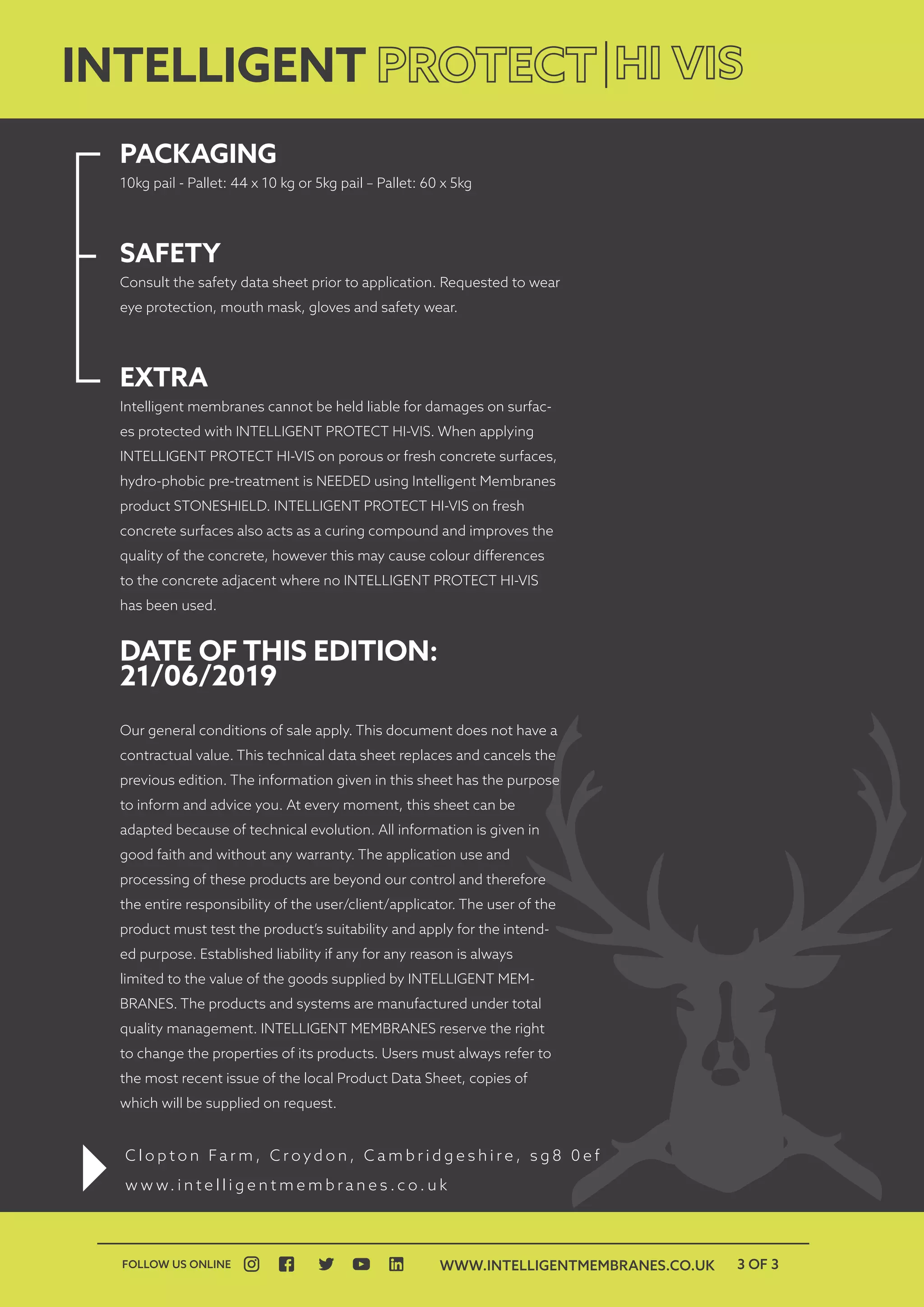 Intelligent protect hi vis product sheet | PDF