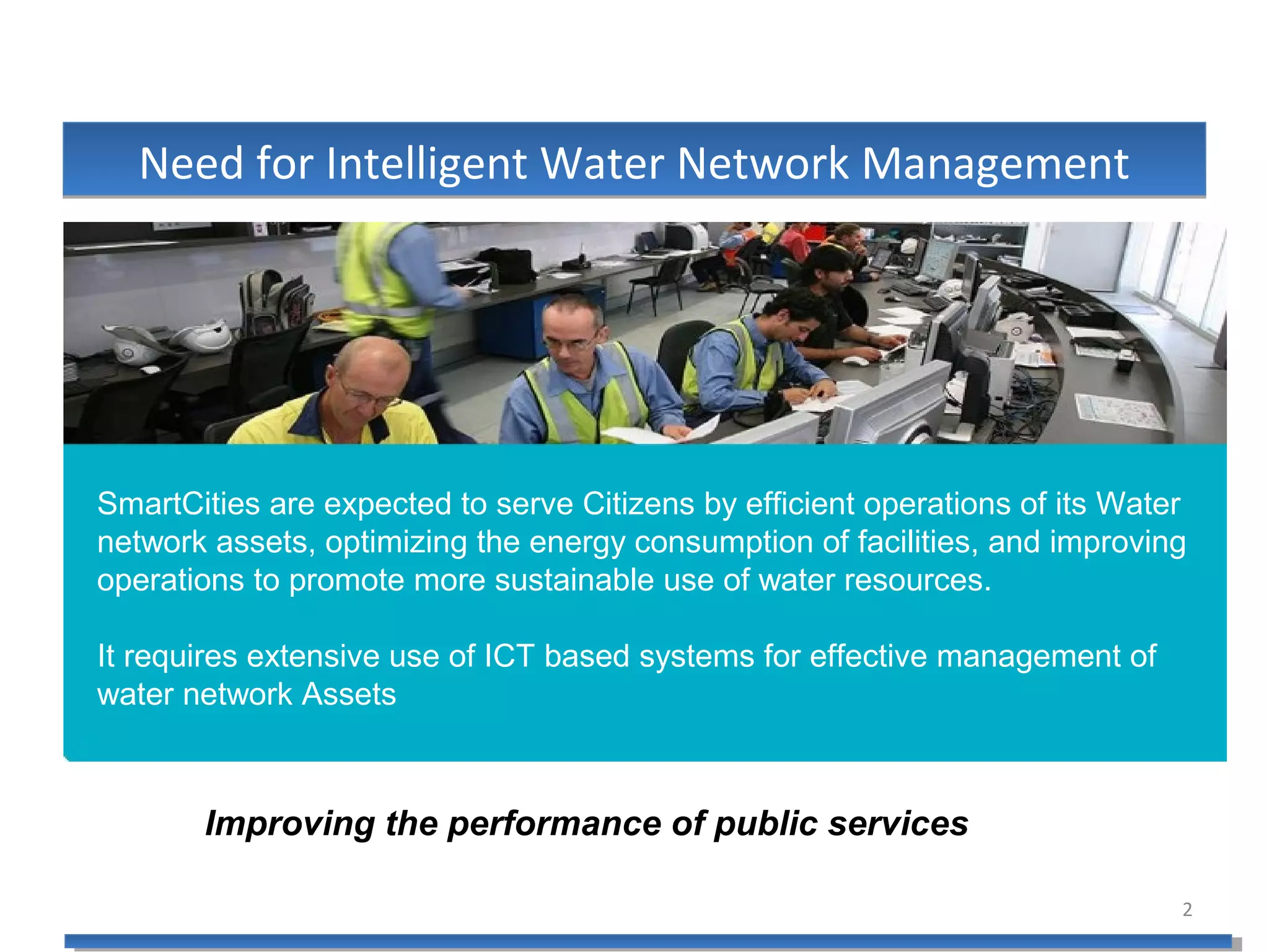 Intelligent water-asset-management solutions | PPT