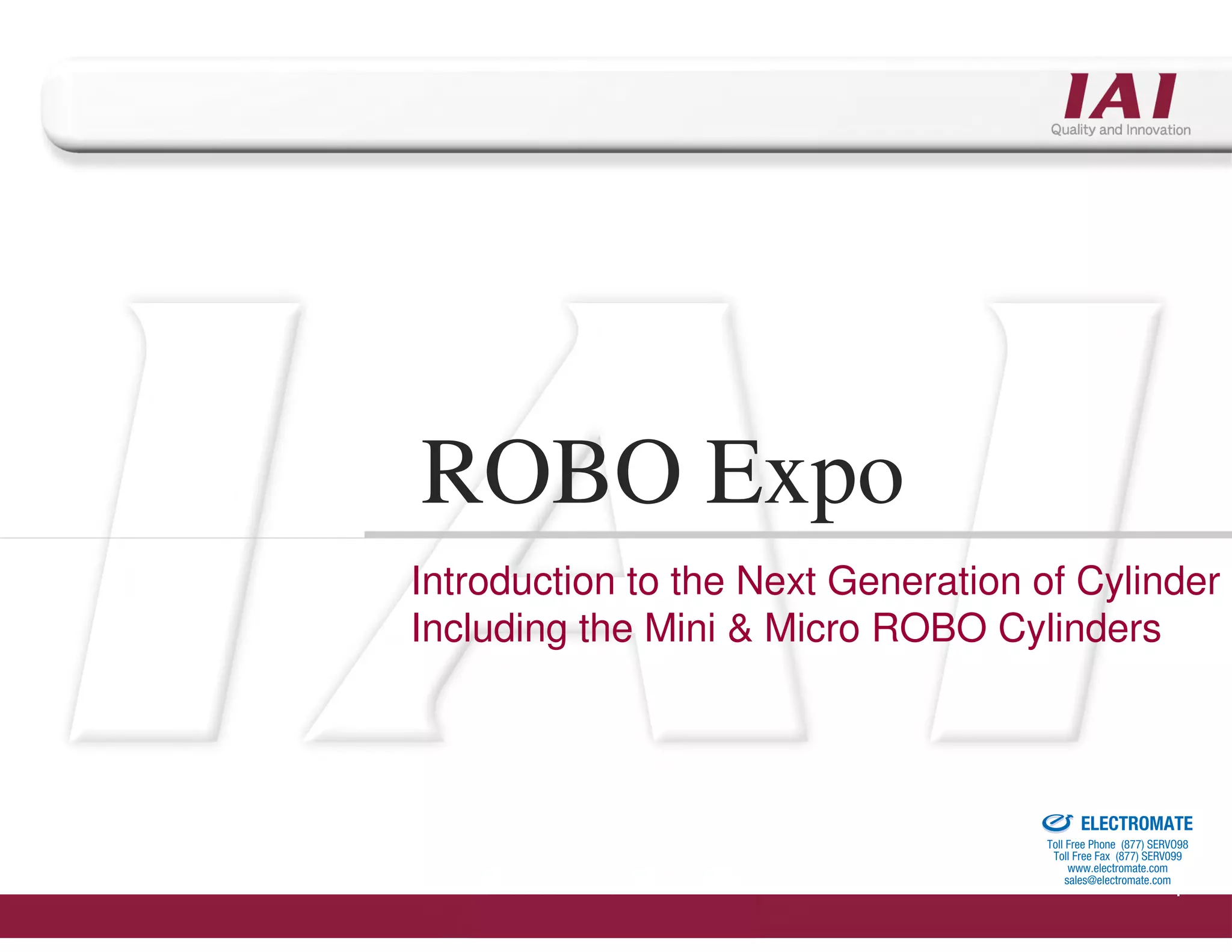 Intelligent Actuator robo expo nov 2009 | PDF