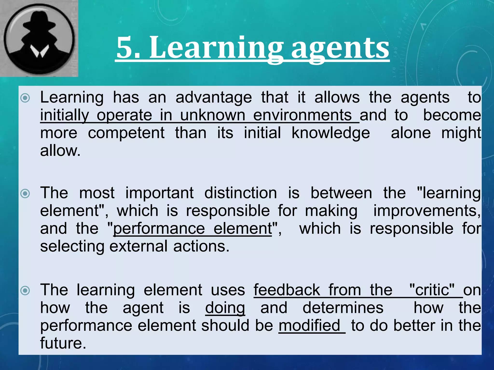 Intelligent Agent PPT ON SLIDESHARE IN ARTIFICIAL INTELLIGENCE | PDF