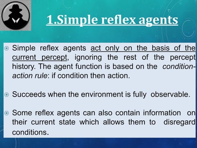 Intelligent Agent PPT ON SLIDESHARE IN ARTIFICIAL INTELLIGENCE | PDF