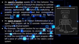 Intelligent Agents, A discovery on How A Rational Agent Acts | PPT