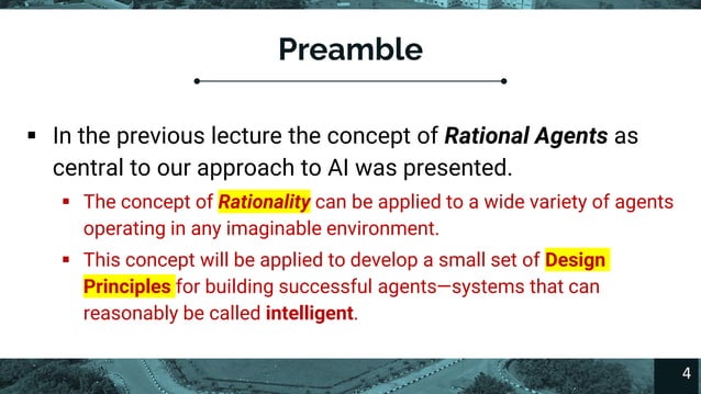 Lecture Note on Introduction to Intelligent Agents.pdf | Artificial ...