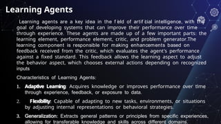 Intelligent Agents for Artificial intelligence.pptx