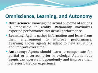 Intelligent Agents ,its definitions in Artificial intelligence | PPTX