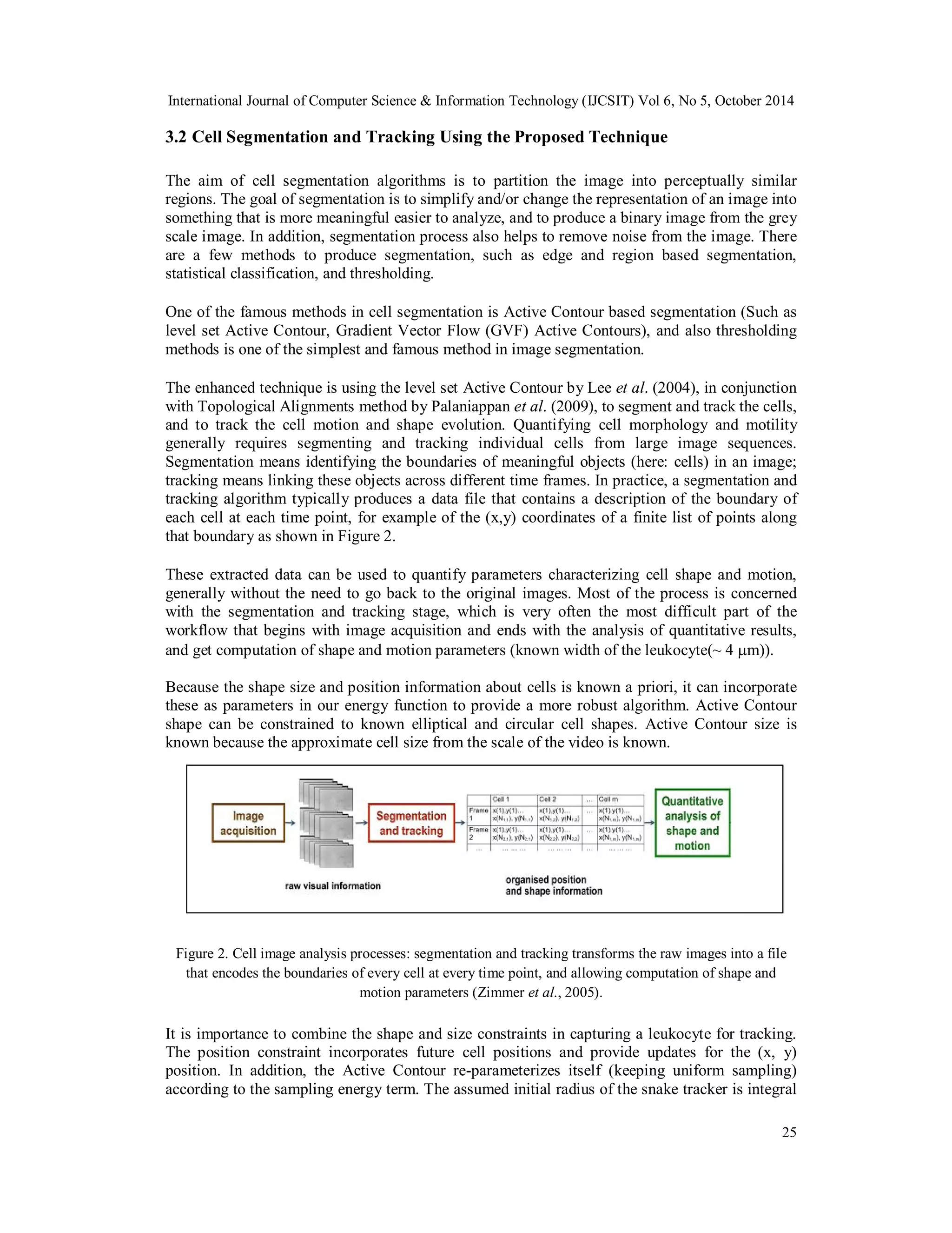 Intelligent algorithms for cell tracking and image segmentation | PDF