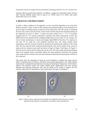 Intelligent algorithms for cell tracking and image segmentation | PDF