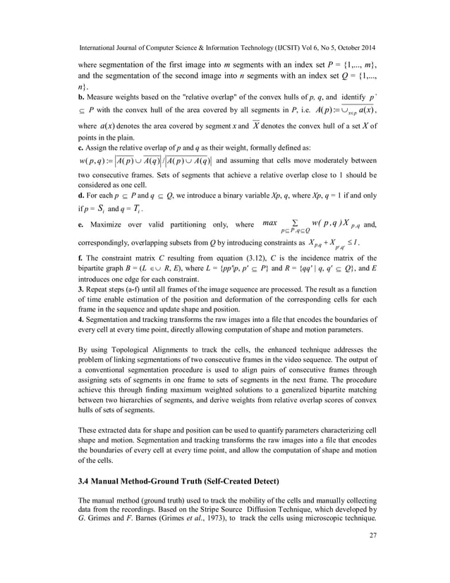 Intelligent Algorithms For Cell Tracking And Image Segmentation Pdf