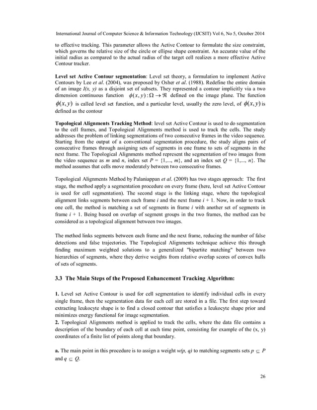 Intelligent algorithms for cell tracking and image segmentation | PDF