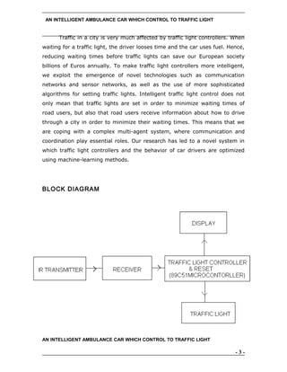 Intelligent ambulance car witch controle traffic lights | DOC