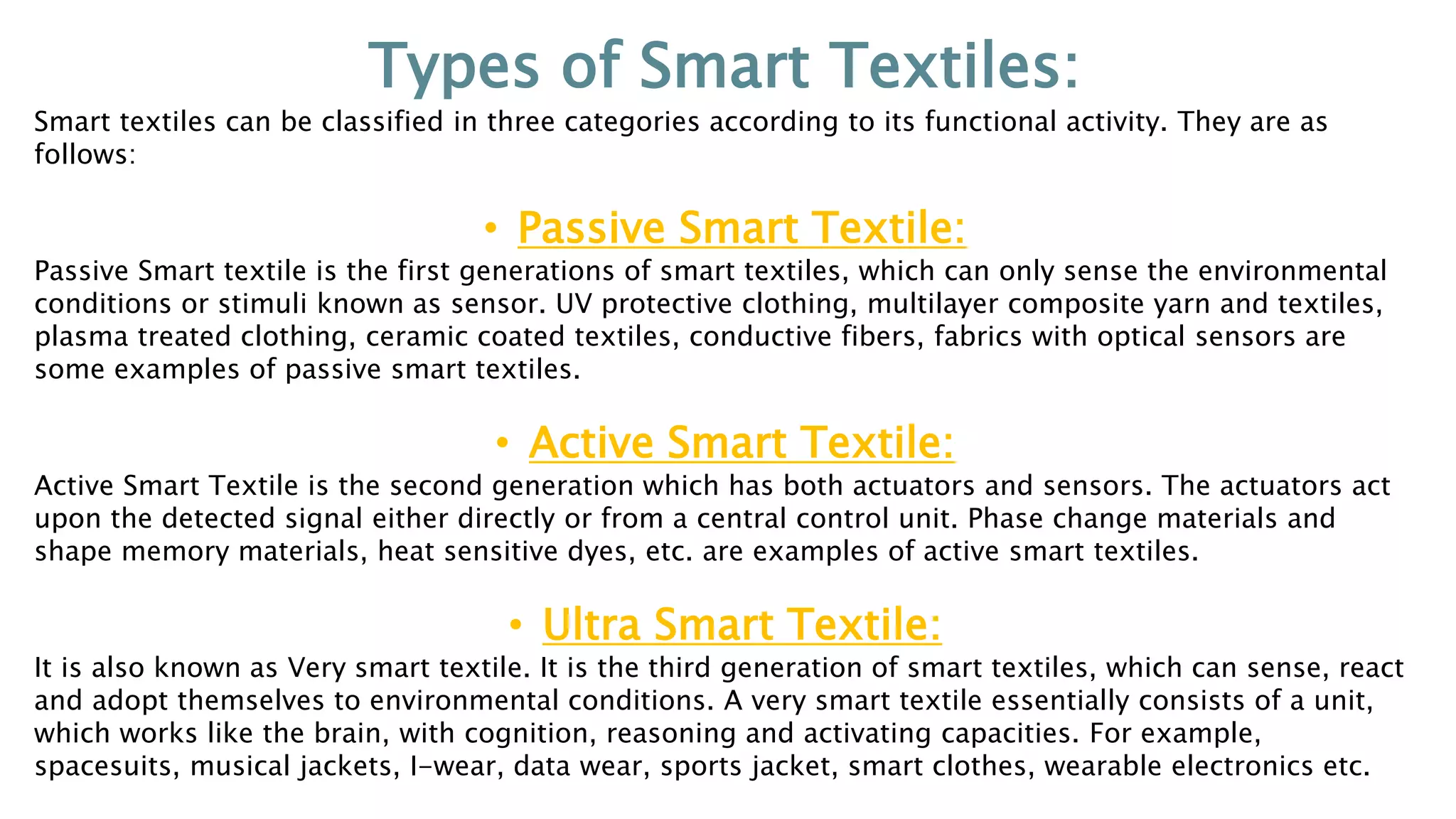 INTELLIGENT AND FUNCTIONAL TEXTILE.pptx