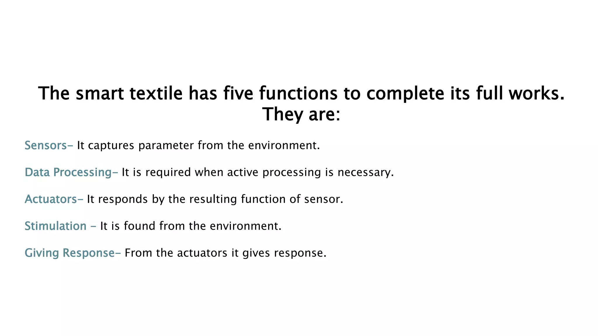 INTELLIGENT AND FUNCTIONAL TEXTILE.pptx