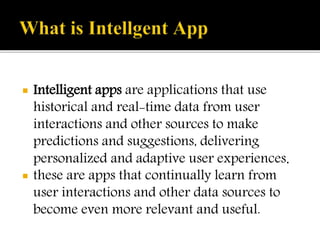 Intelligent app.ppt