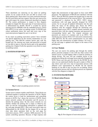 Intelligent approach for smart car parking reservation and security maintenance system | PDF