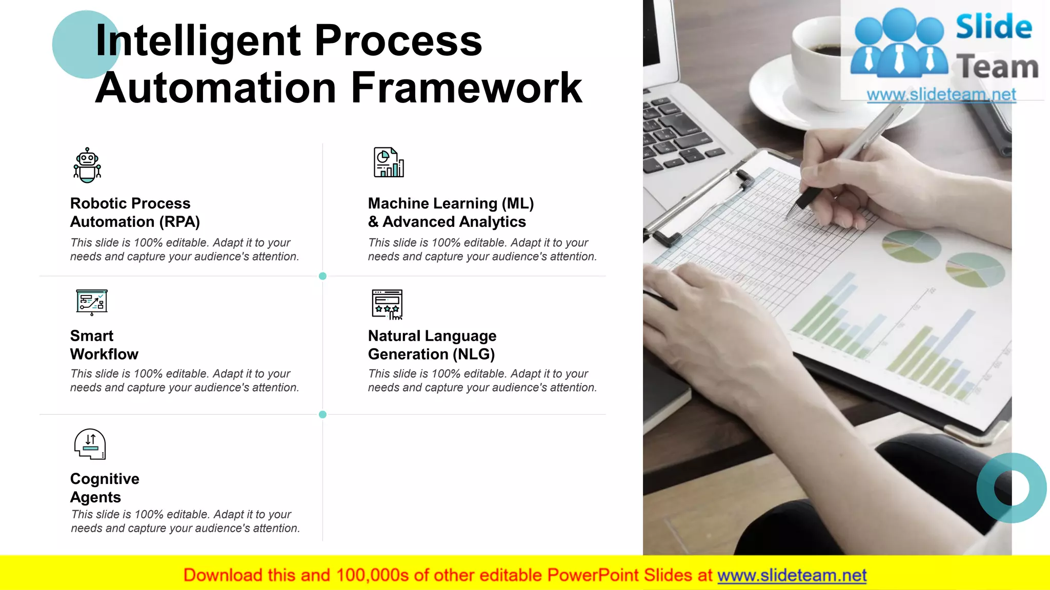 Intelligent automation continuum PowerPoint presentation slides | PDF