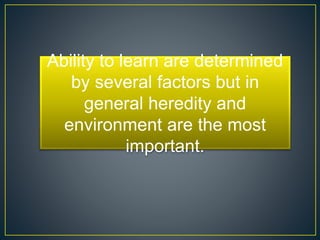 Intelligent behavior | PPTX