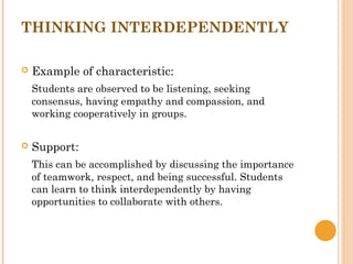 Intelligent behavior presentation | PPT