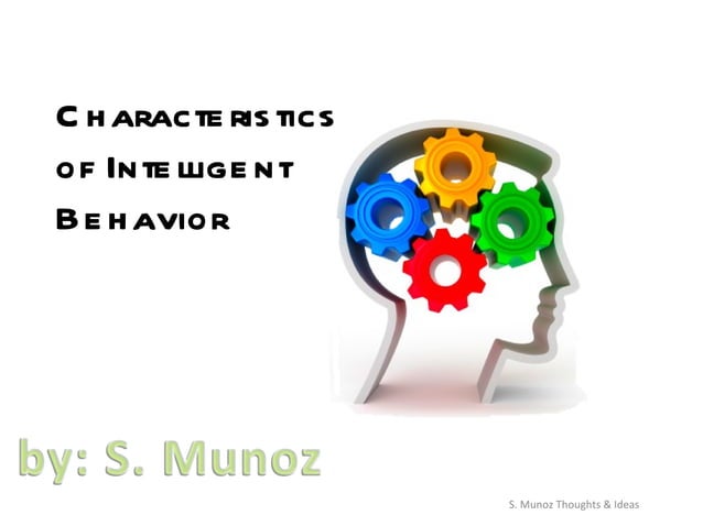 Intelligent behaviors | PPT | Science