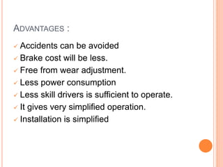 Intelligent braking system | PPT