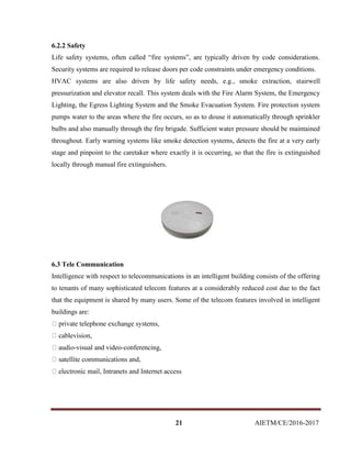 Intelligent building project report | PDF