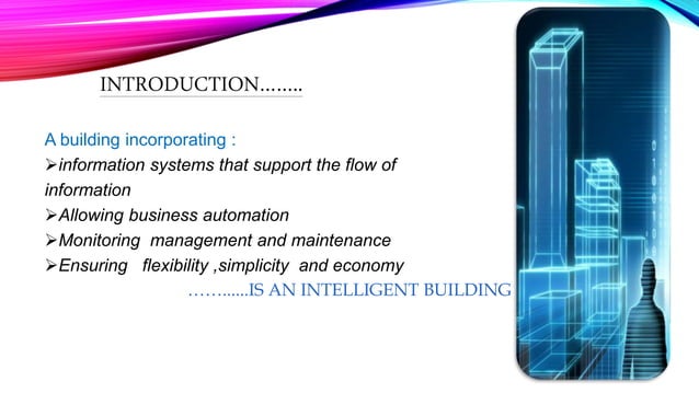 Intelligent buildings | PPTX